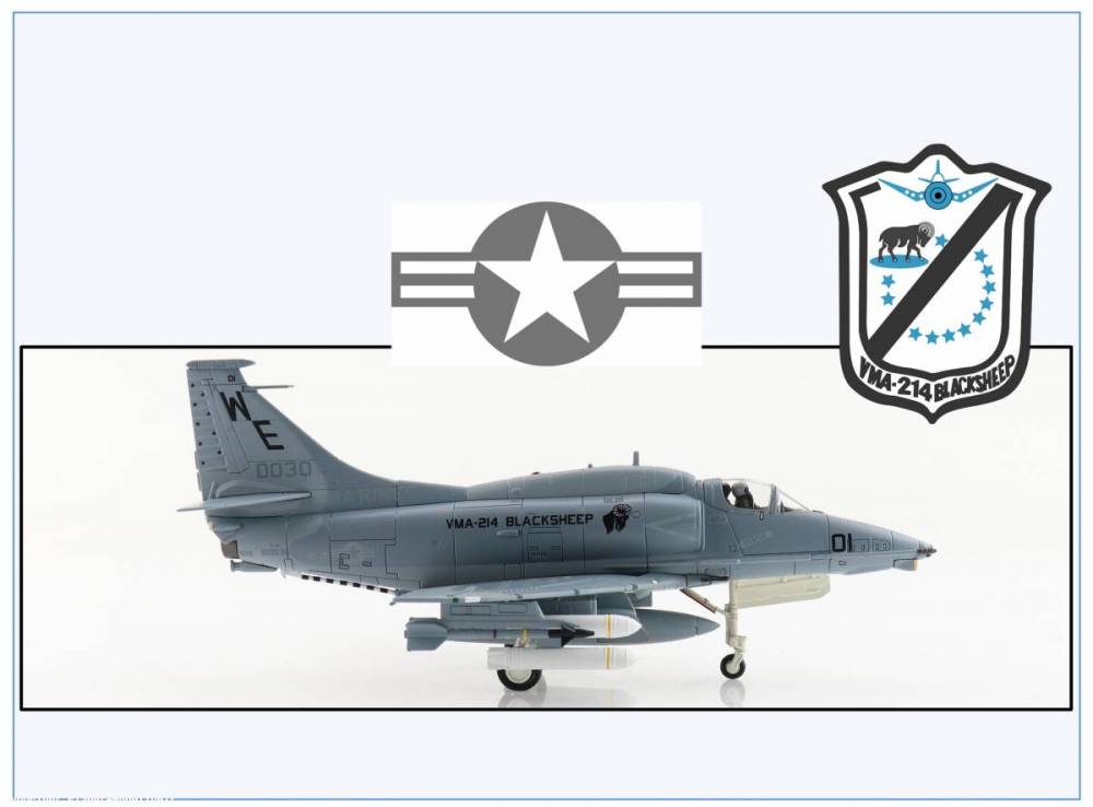 !HA1436 A-4M Skyhawk US MARINES VMFA-214 "Black... nur 84.90 EUR