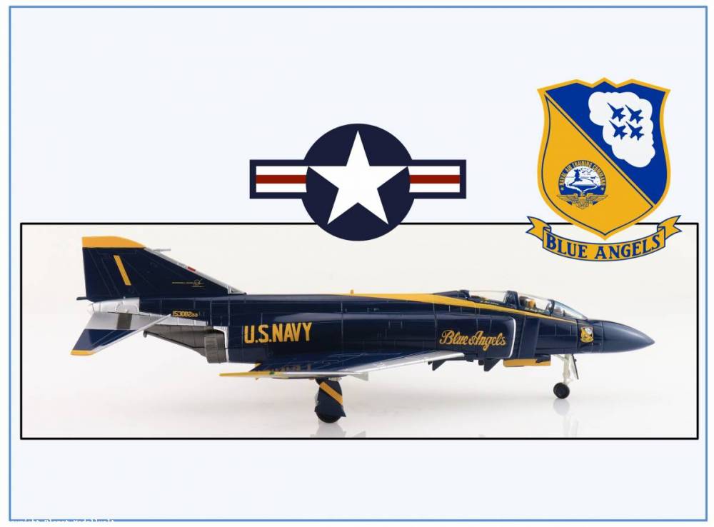 HA19059-V F-4J Phantom II US NAVY "Blue Angels" 1970-71,Hobbymaster ...