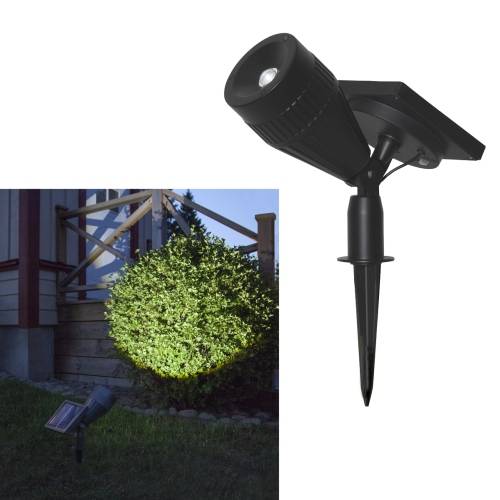 LED Solar Strahler "SPOT60" 60lm mit großem Solarpanel z.B. Pflanzen ...