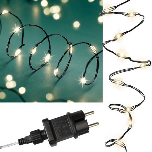 Vielseitige Eleganz: LED Draht-Lichterkette - In&Outdoor, 120-480 Leds ...