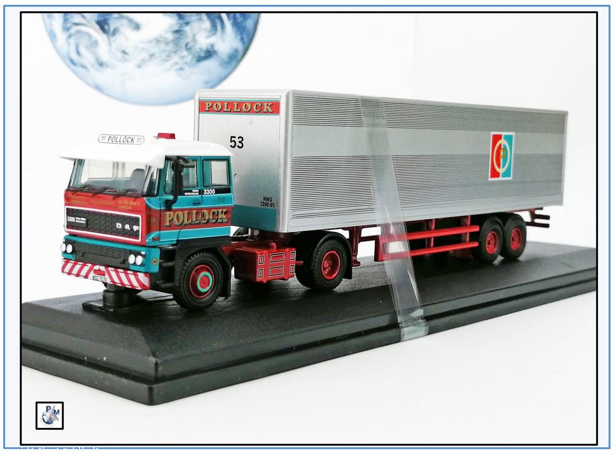 !D28003 DAF 3300 4x2 Sattelschlepper & Trailer "Pollock",... nur 22.90 EUR