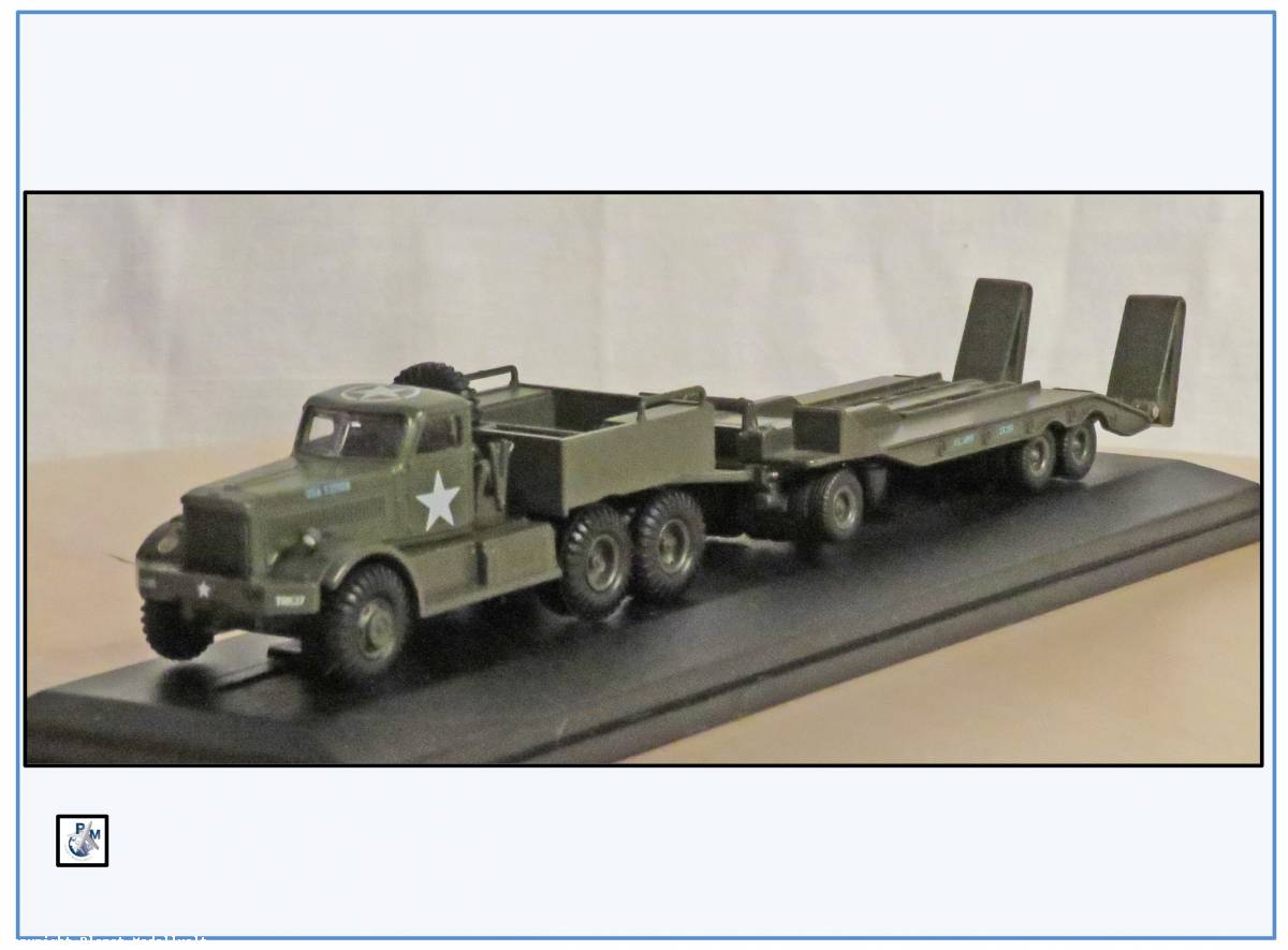 !DT007 Diamond T980 Tractor&Tank Transporter, US ARMY... nur 29.90 EUR