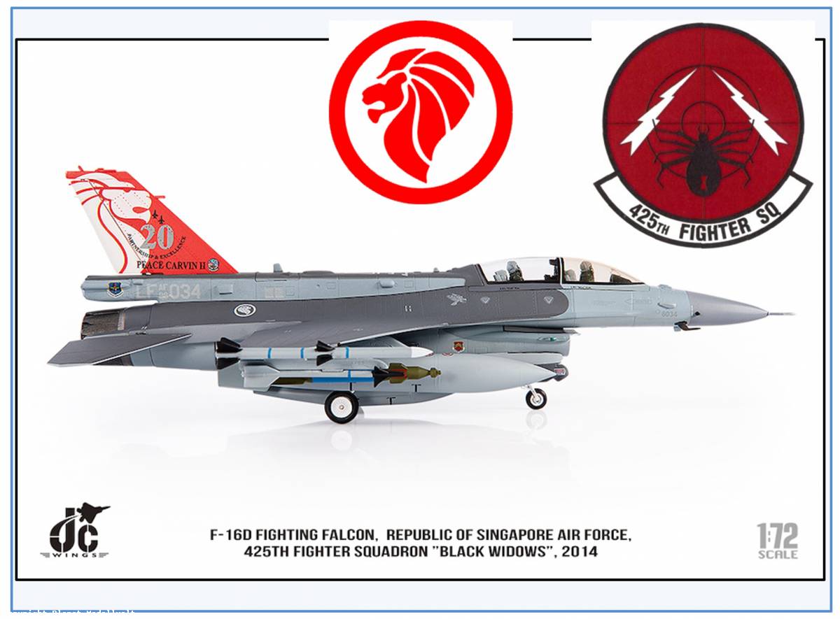 !JCW-72-F16-015 F-16D RSAF 425th FS,Luke AFB, JC Wings... nur 96.90 EUR