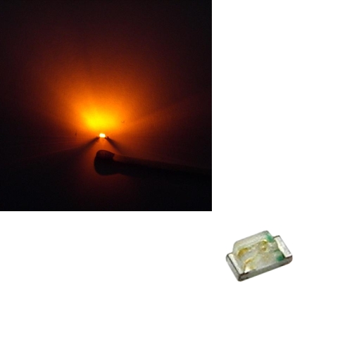 SMD Leds 0402 orange 600-610nm 1,6 - 2,4V 20mA