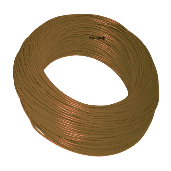 10 Meter Bund Kabel 0,50mm² BRAUN