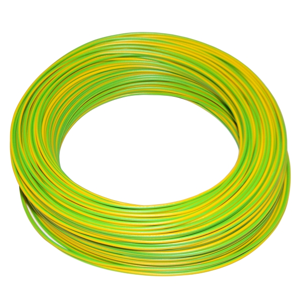 10 Meter Bund Kabel 0,50mm² GELB/GRÜN