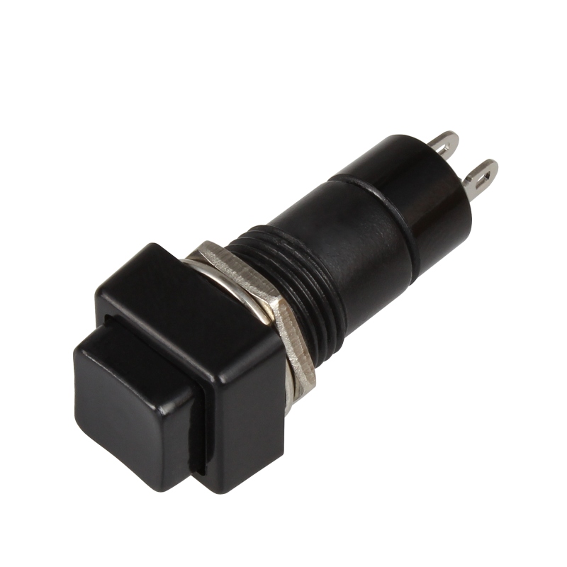 Drucktaster Schliesser SCHWARZ 4eckig Taster