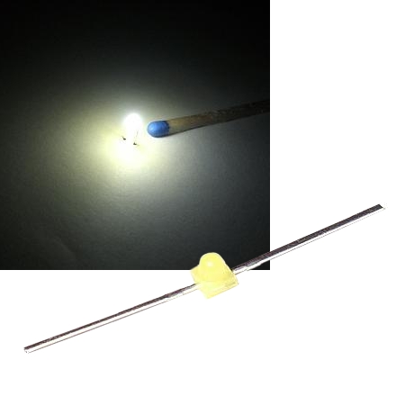 mini Leds 2,2x2,2mm weiß 60° 3,2-3,4V 20mA