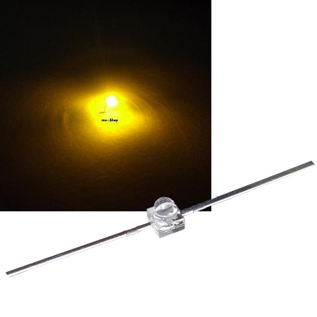 mini Leds 2,2x2,2mm gelb 588~590nm 1,9-2,2V 20mA